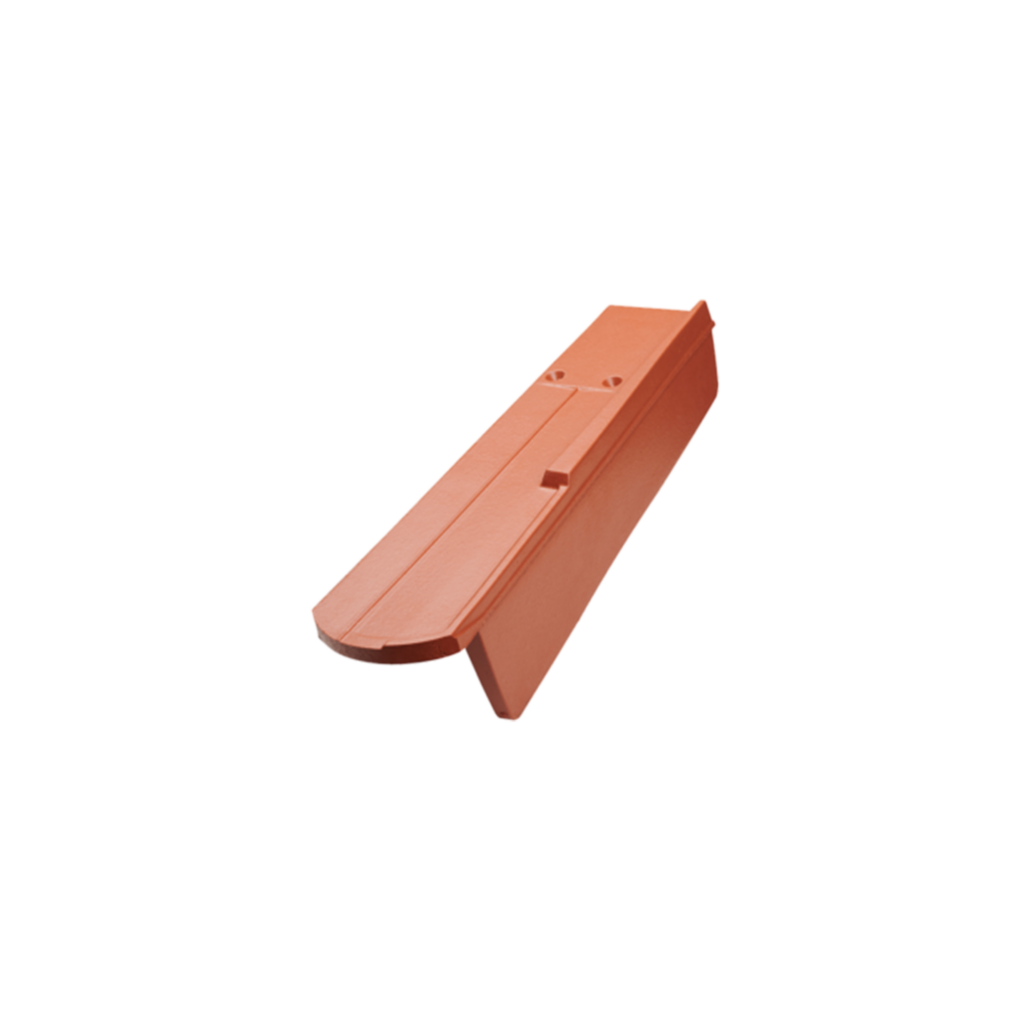 Left-hand 3 verge tile for a secure roof finish