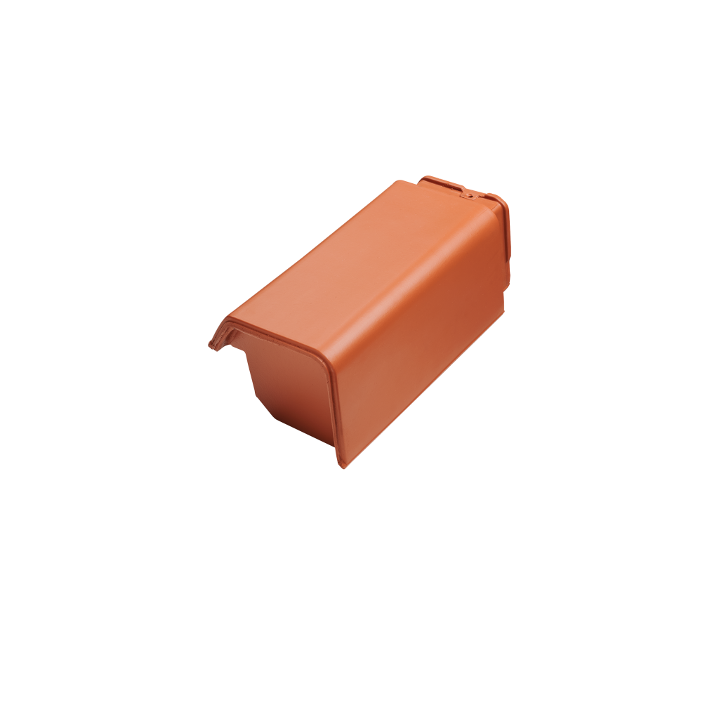 Universal ridge universal 90° as a finish for trendy mono-pitch roofs