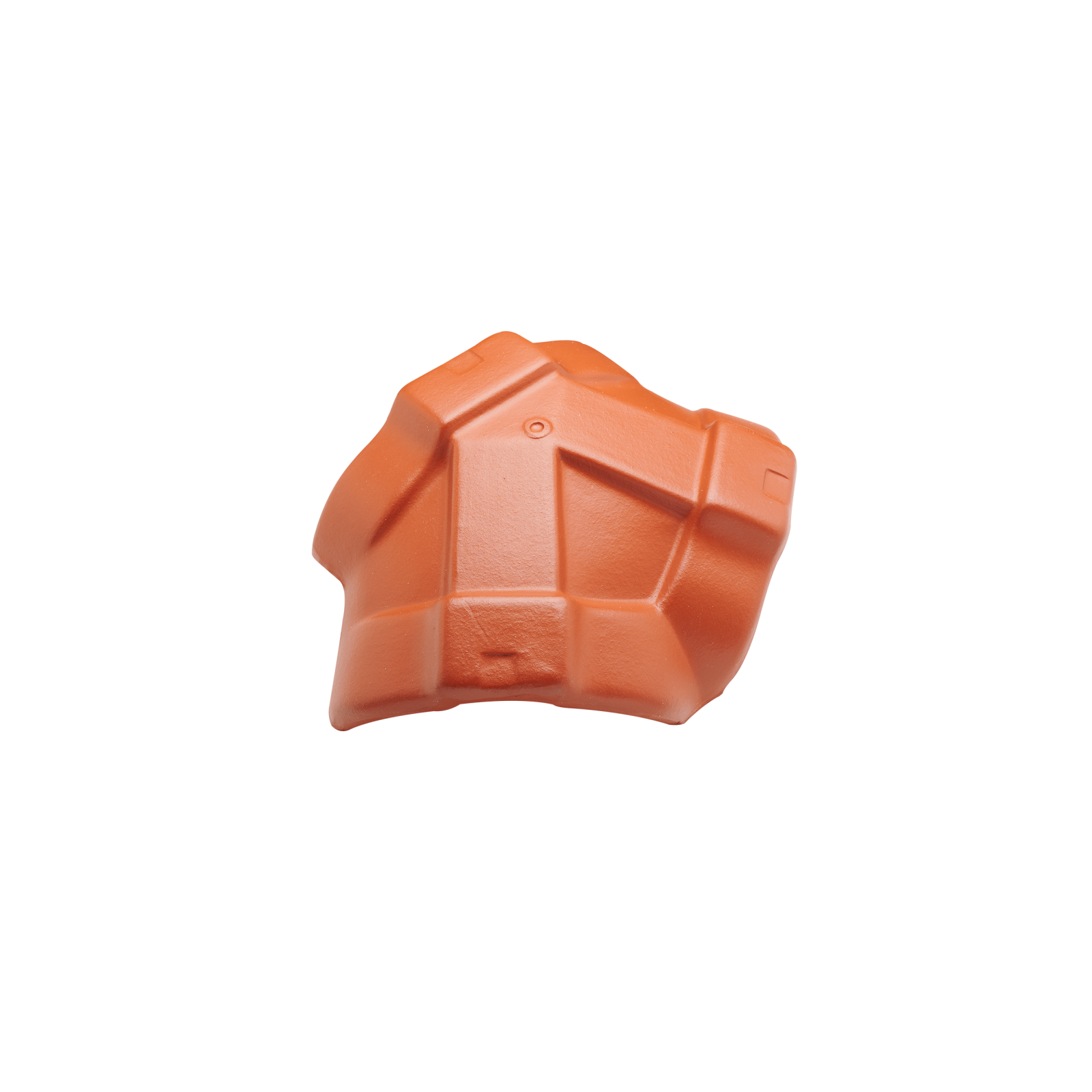 Ridge and hip starter for double hollow interlocking tiles Tradition