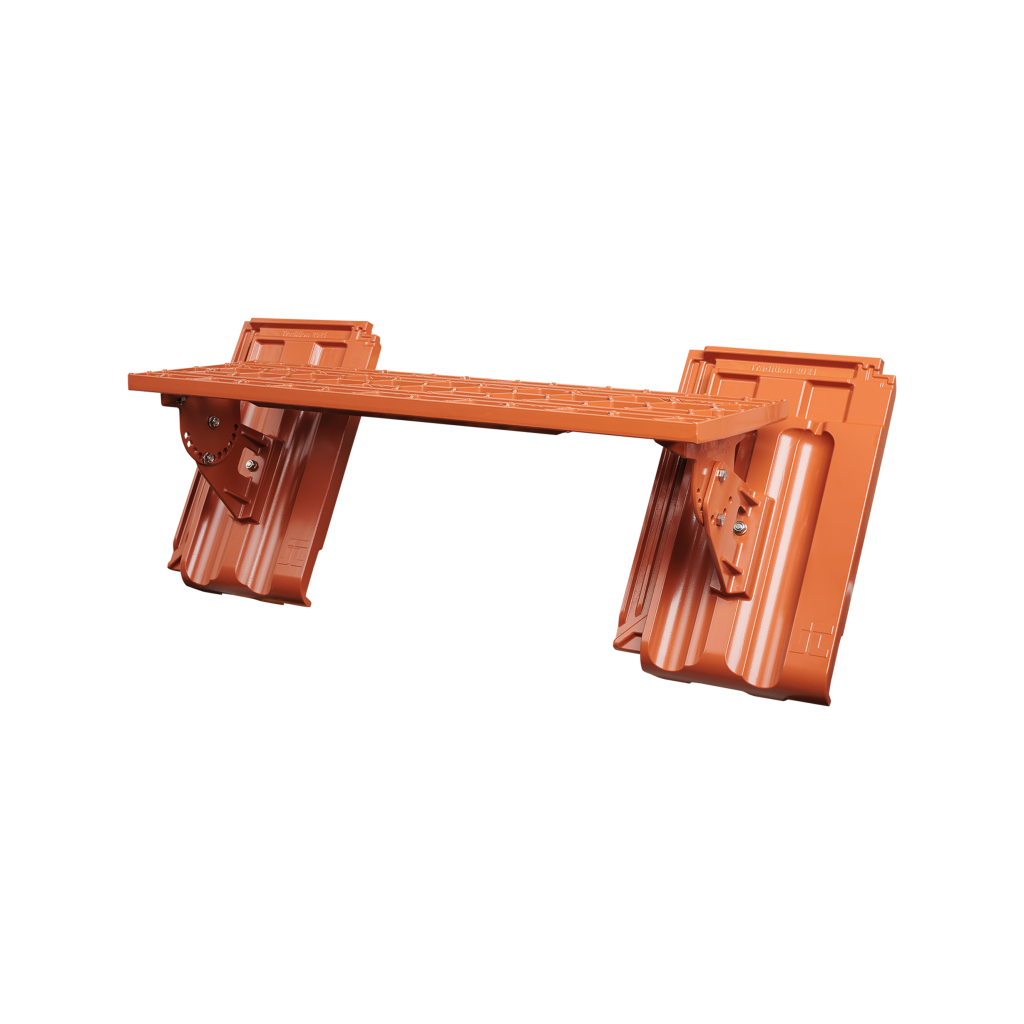 Double pipe support for roof tiles Tradition