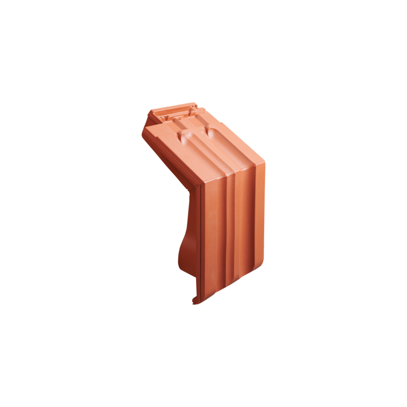 Mansard buckling tile tradition for transition between different roofs