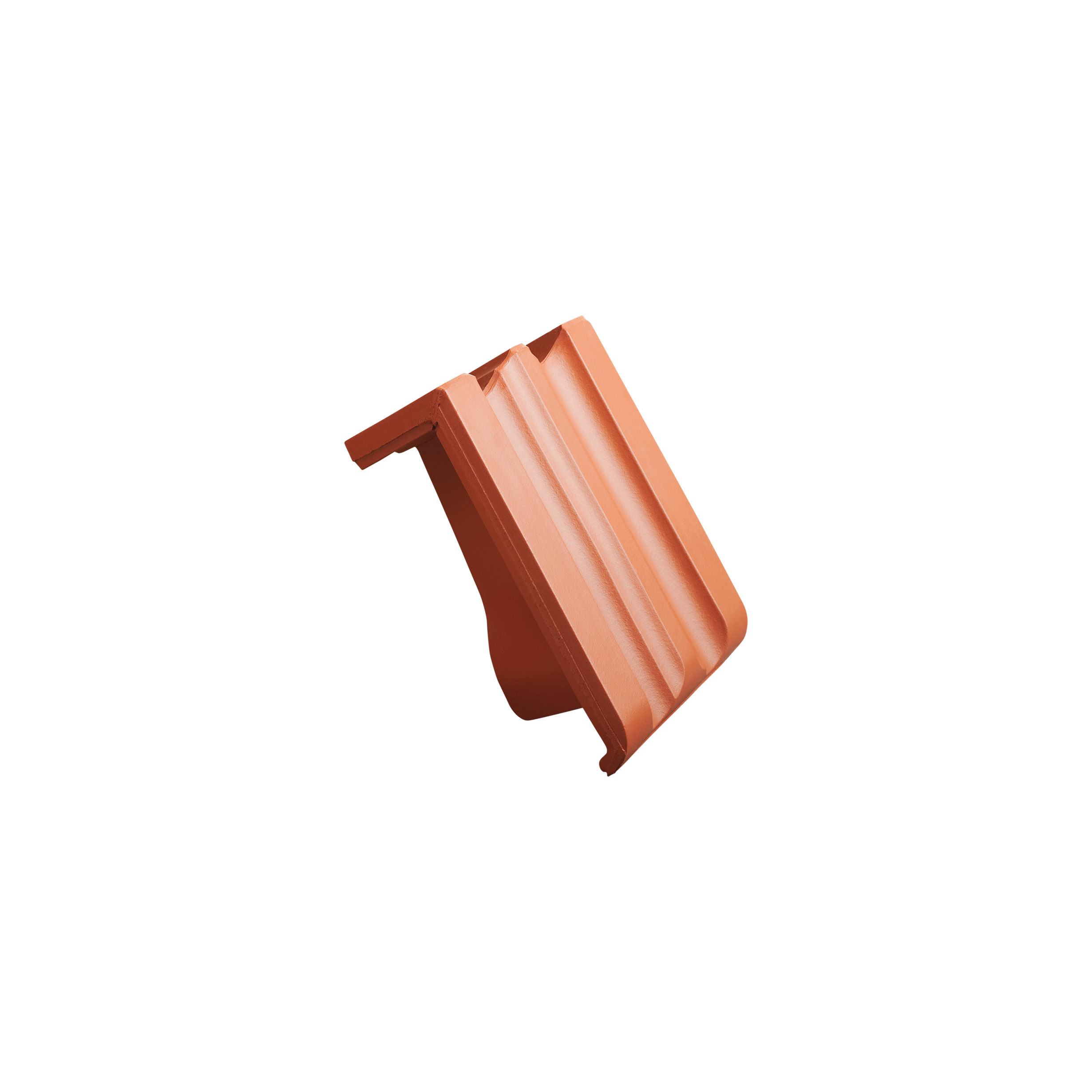 Clay verge tiles for a weatherproof roof finish