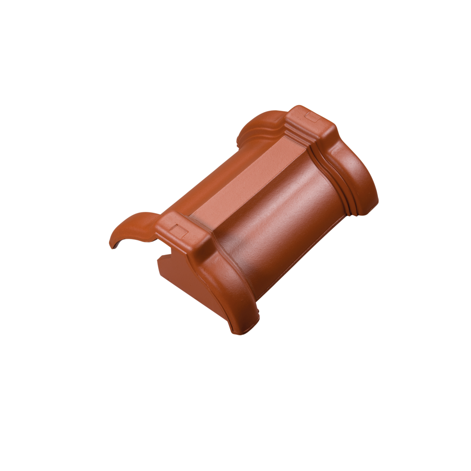 Clay verge tiles for a weatherproof roof finish