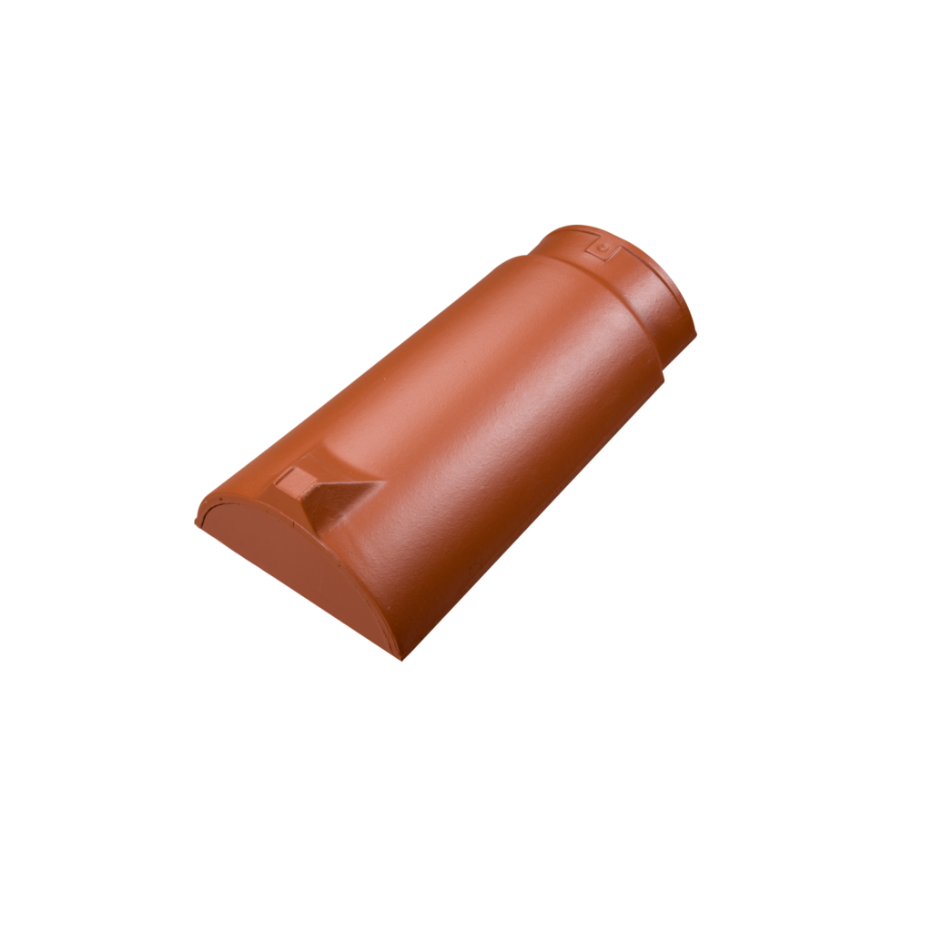 Conical 3-axis hip cap for W4v roof tiles
