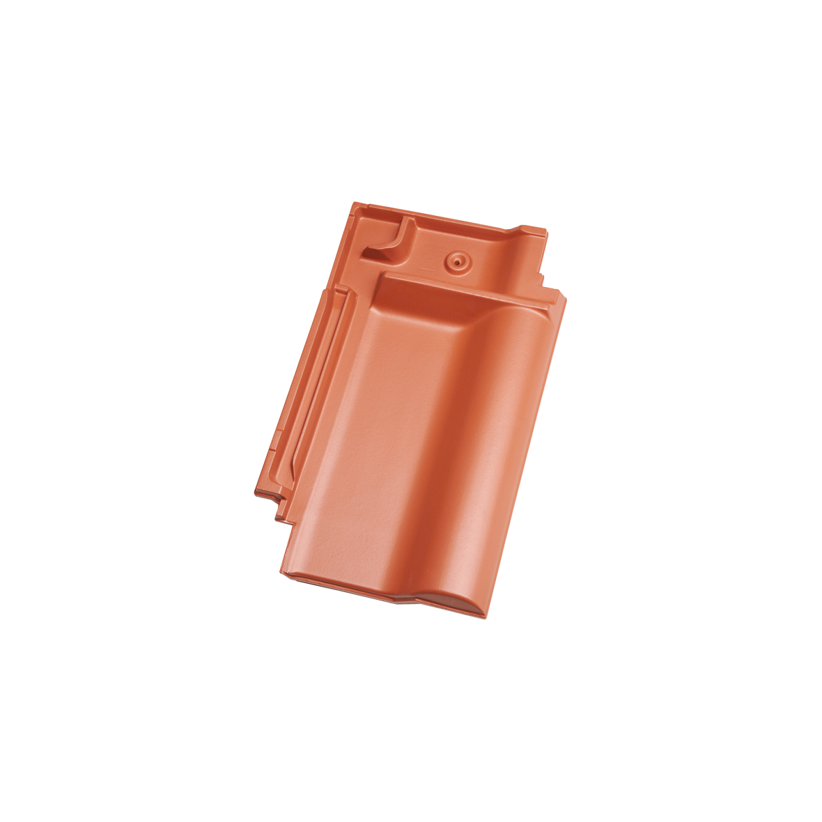 Ridge connection fan tile J13v for a fully ceramic roof