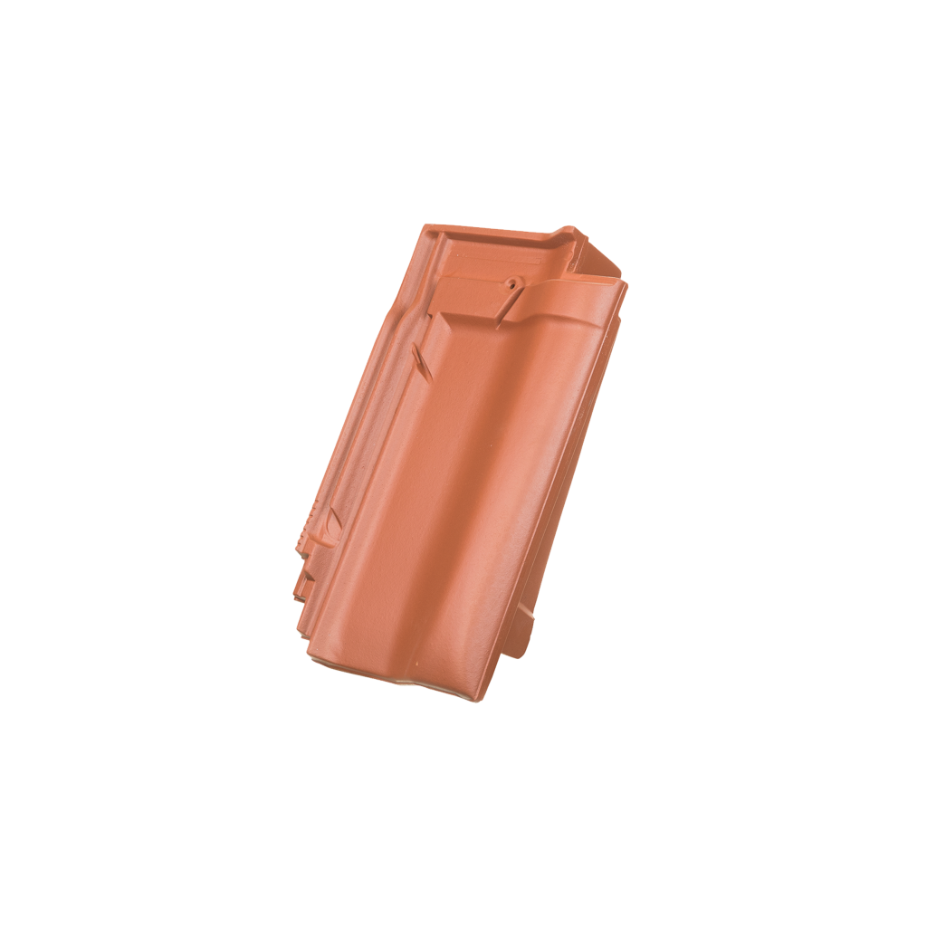 Clay verge tiles for a weatherproof roof finish