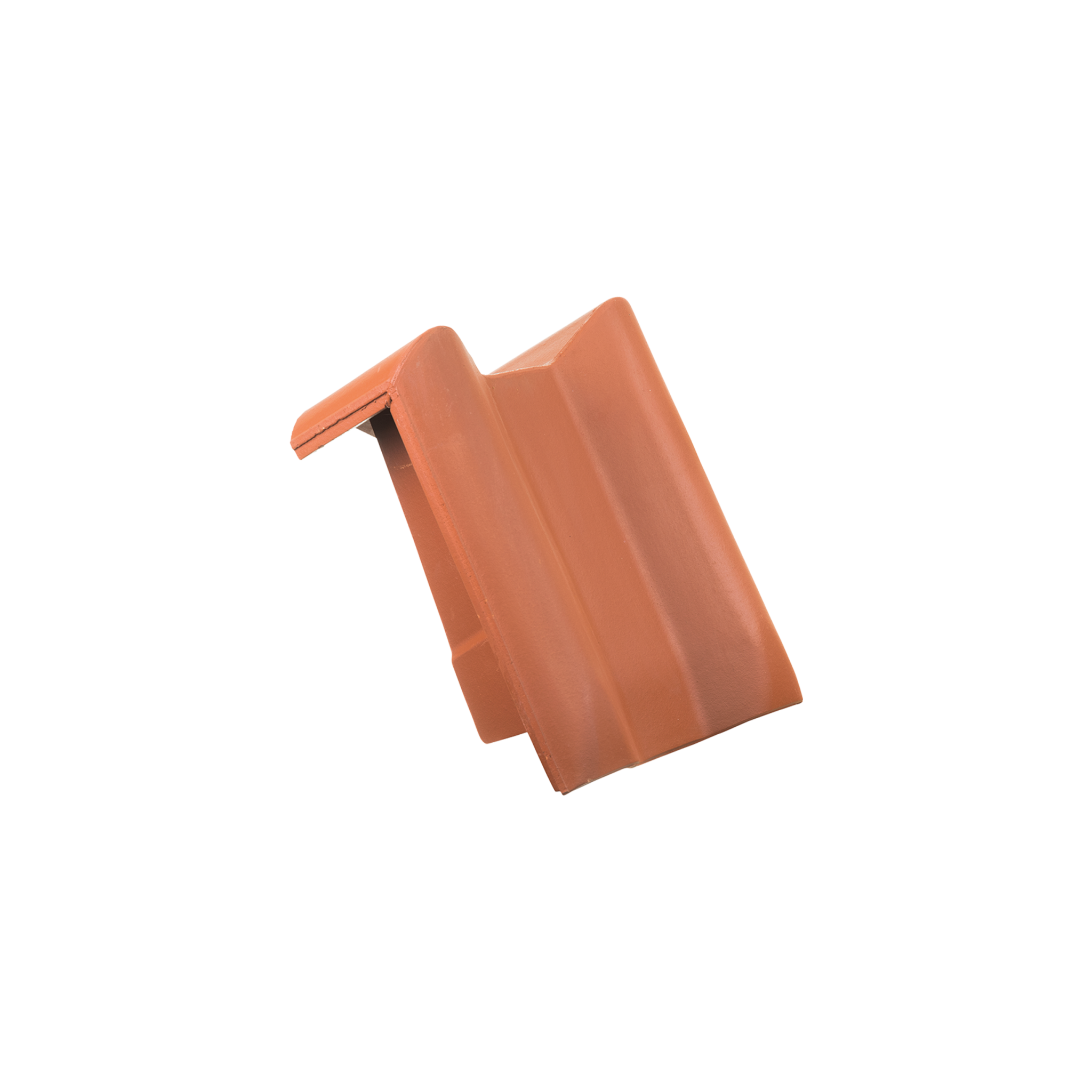 Clay verge tiles for a weatherproof roof finish