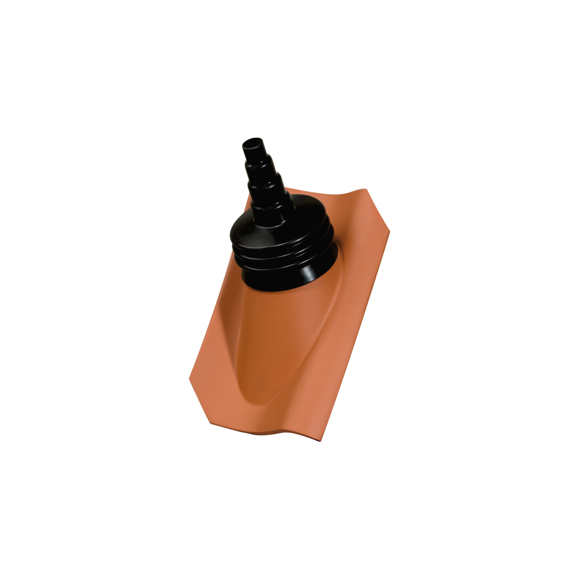 Clay outlet vent K1 with passage tile for ventilation of rooms