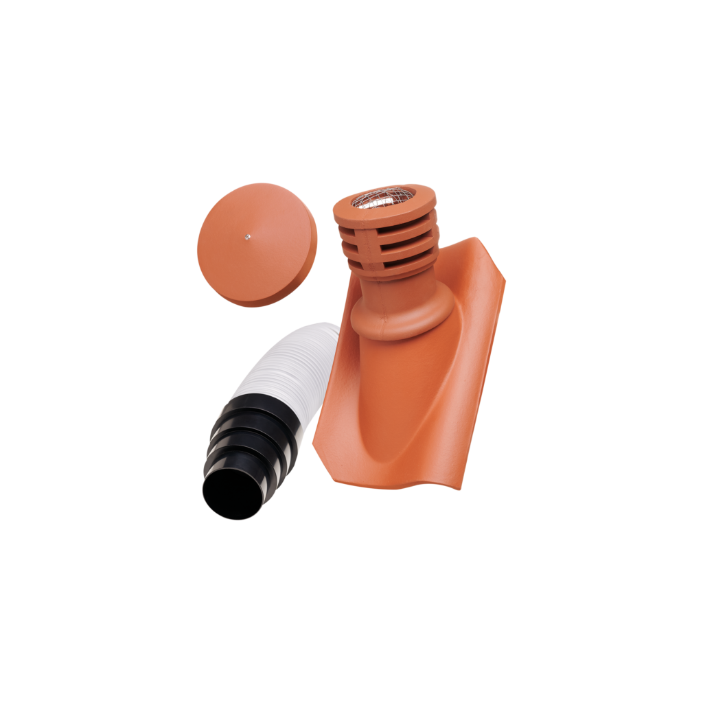 Ventilation tile H1 for professional rear ventilation of the roof