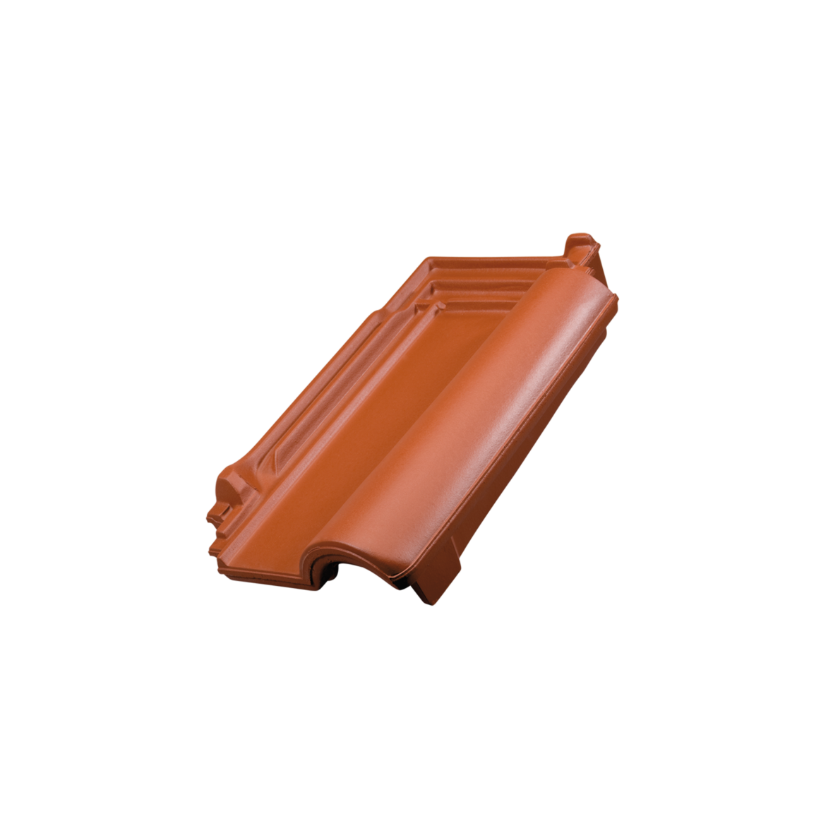 Marko ridge connection ventilator tile for an all-ceramic roof