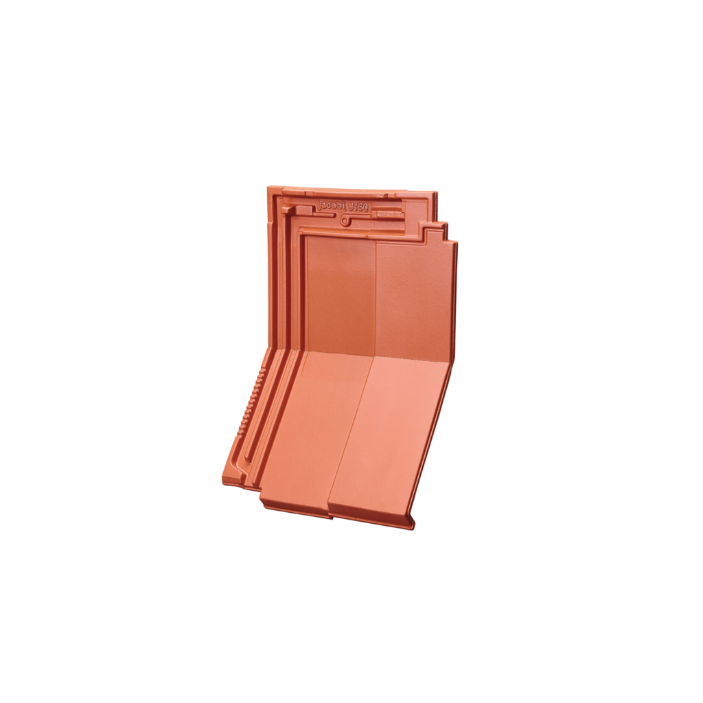 Articulated tile verge for the transition between articulated tile and ...