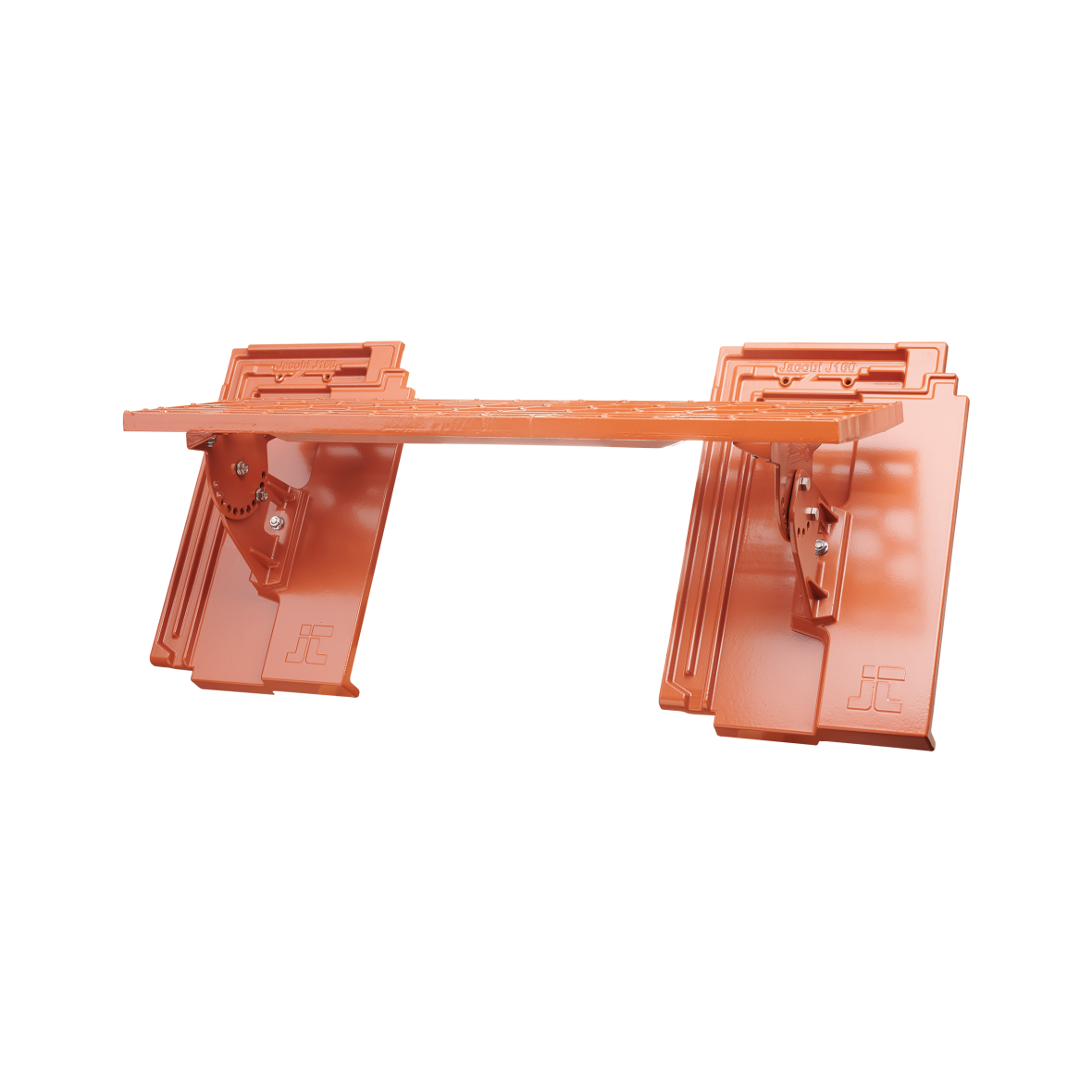 Continuous tread for safe roof access