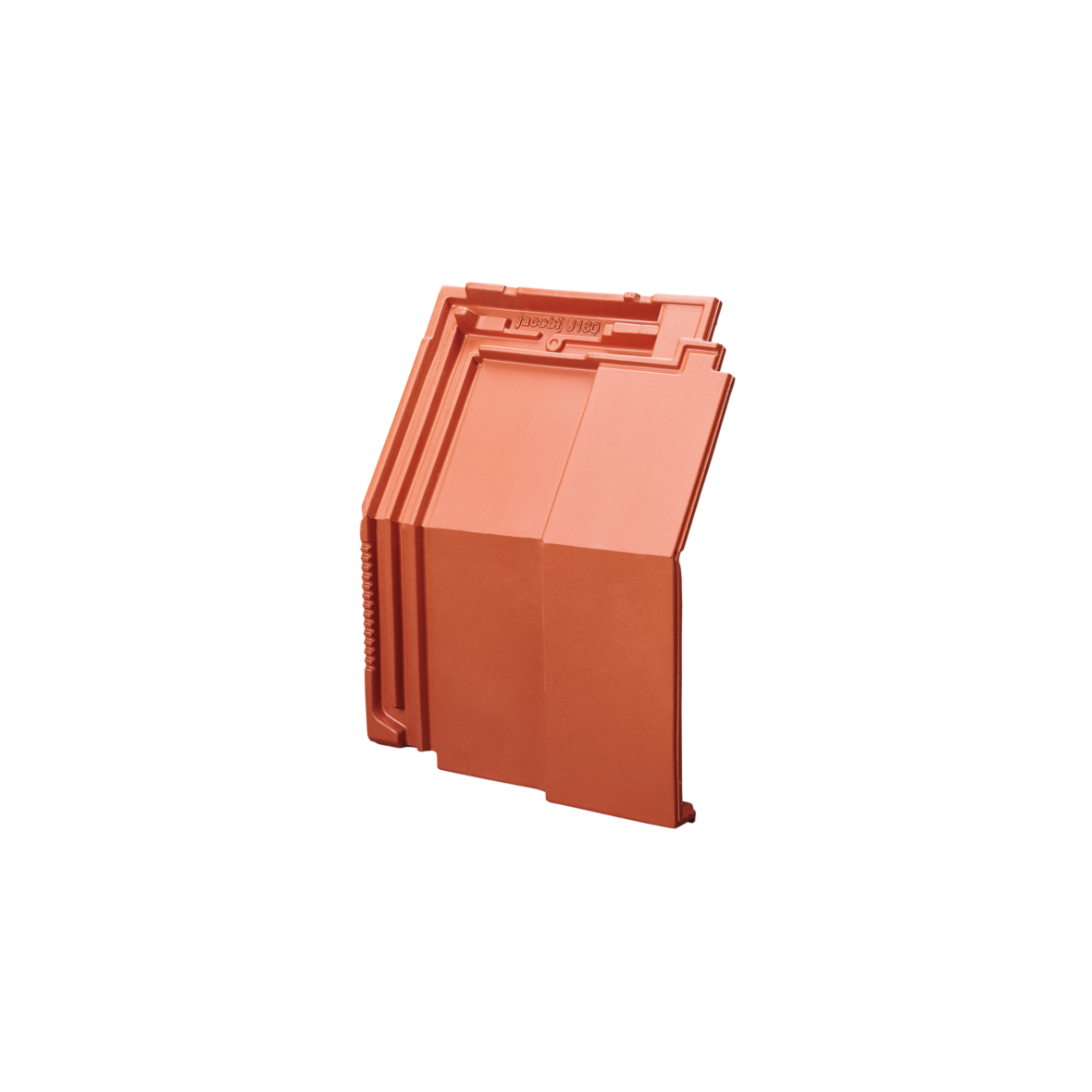 Mansard buckling tile verge for the side roof finish