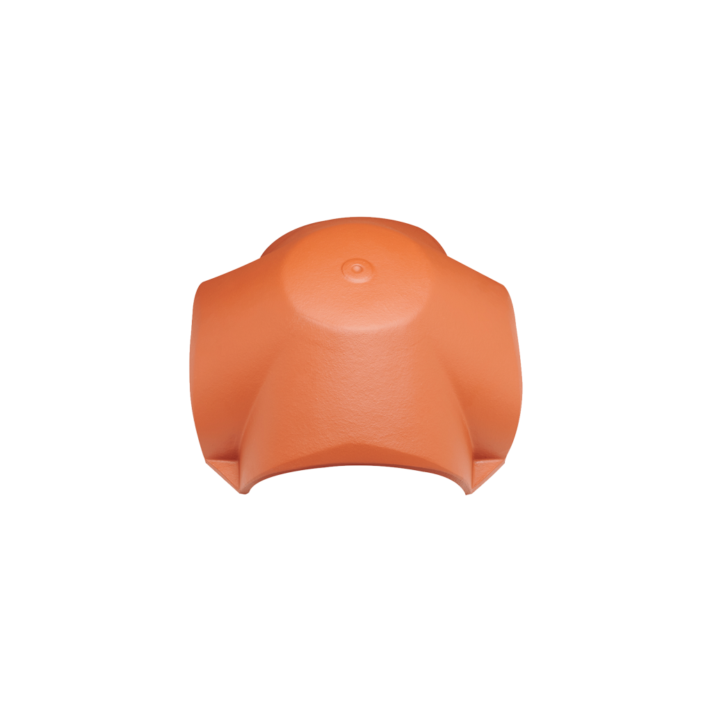 Conical ridge tile for mortaring | Plain tiles