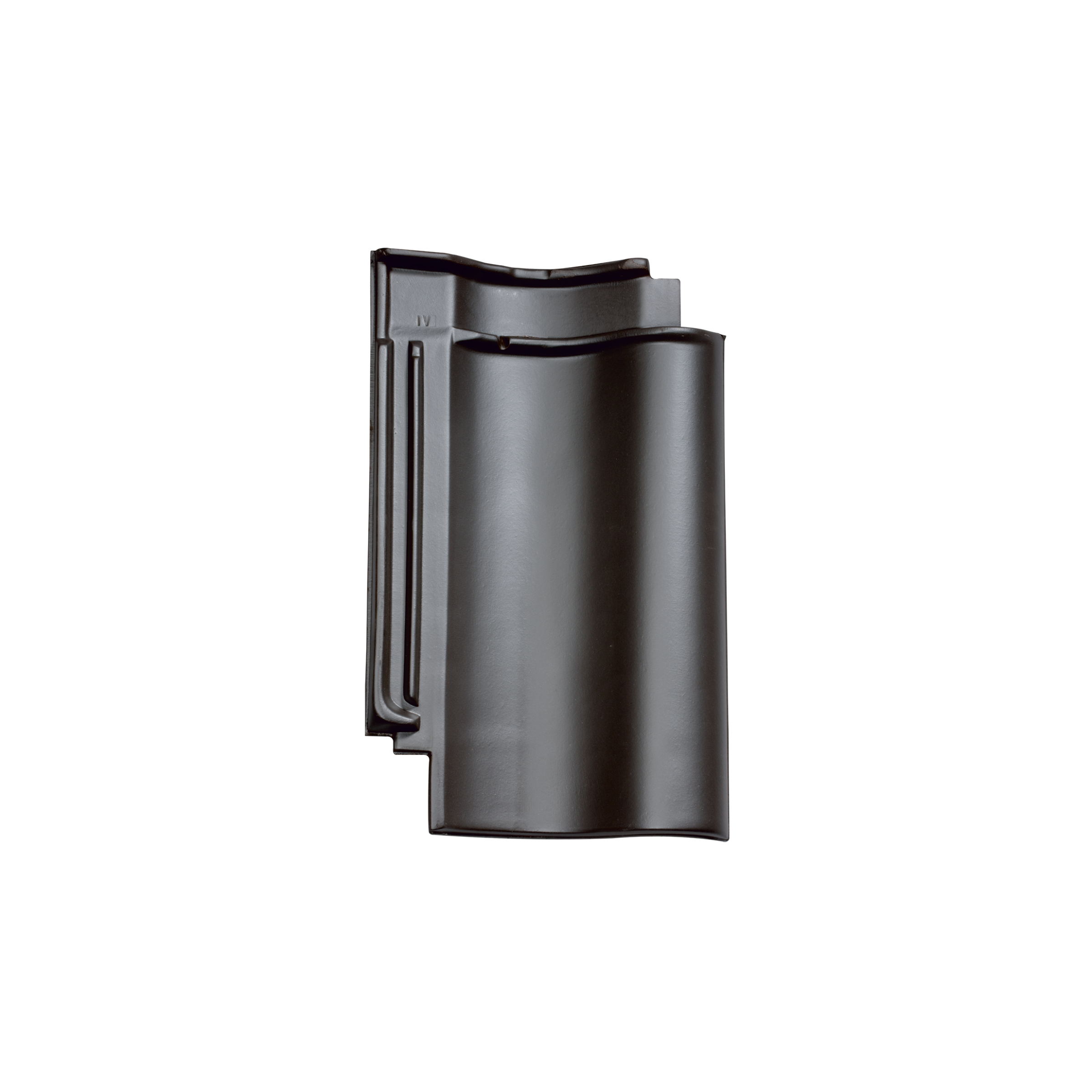 Hollow interlocking tile Z5 in slate gray matt | Jacobi