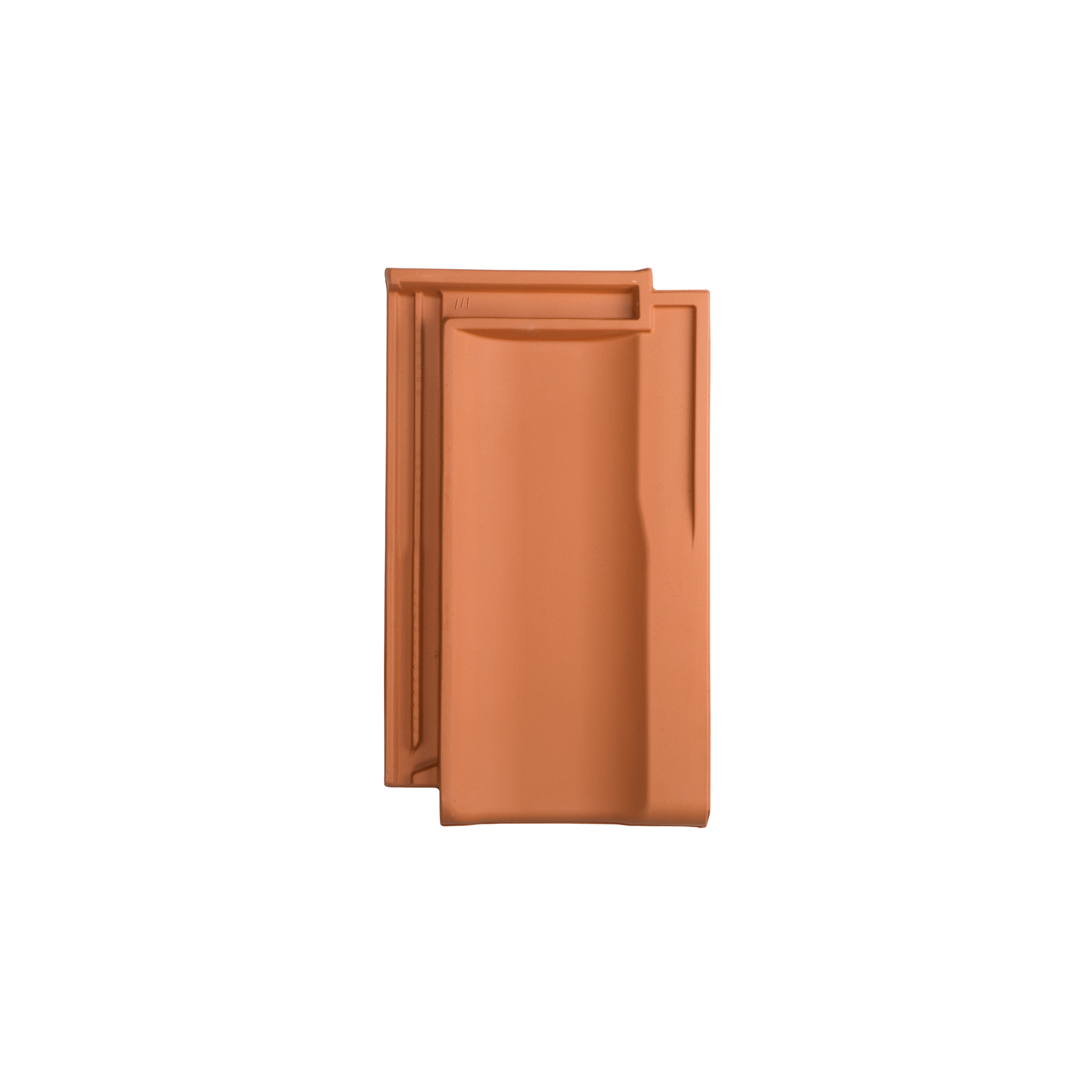 Reform tile Z7v in natural red on a detached house
